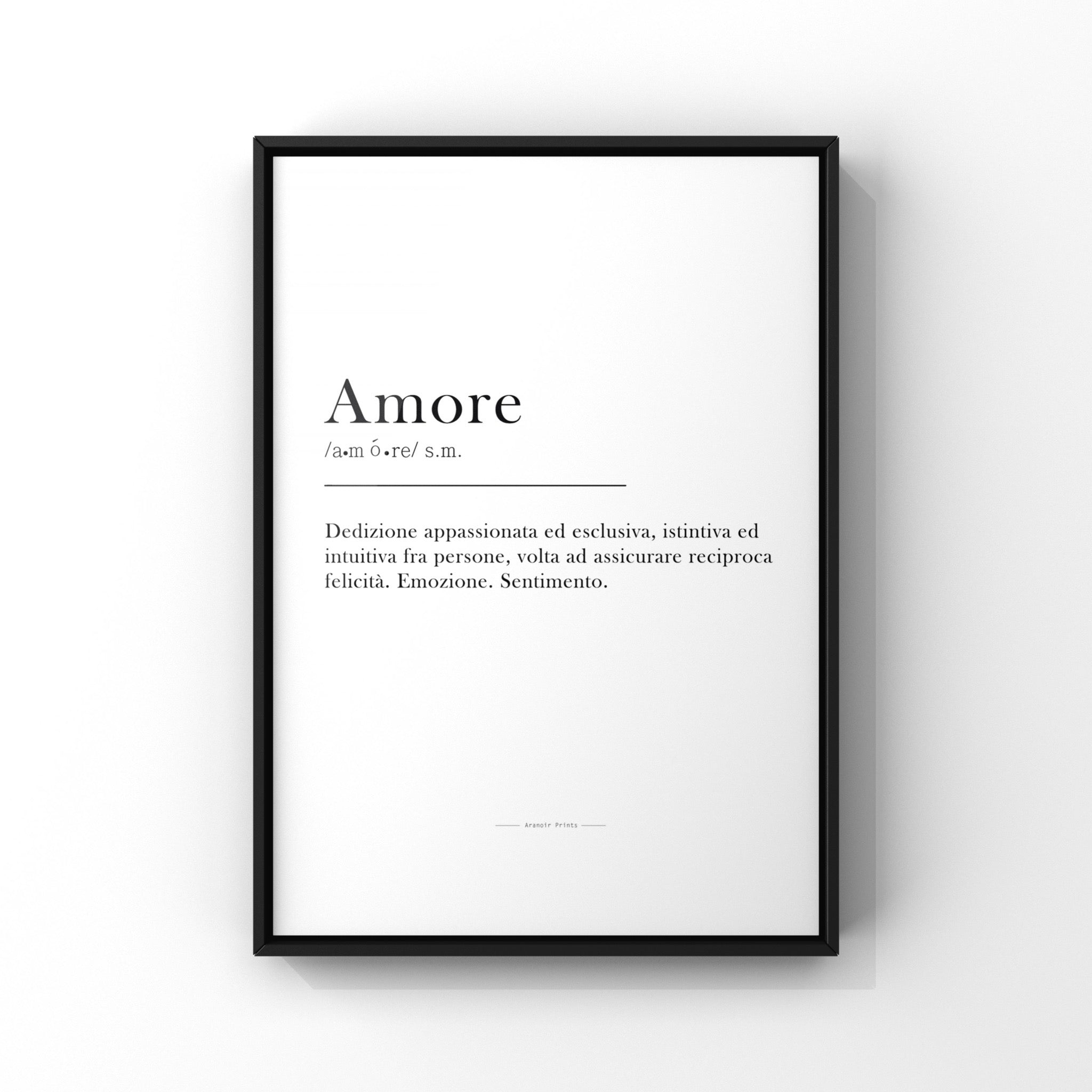 AMORE definizione – Aranoir Prints